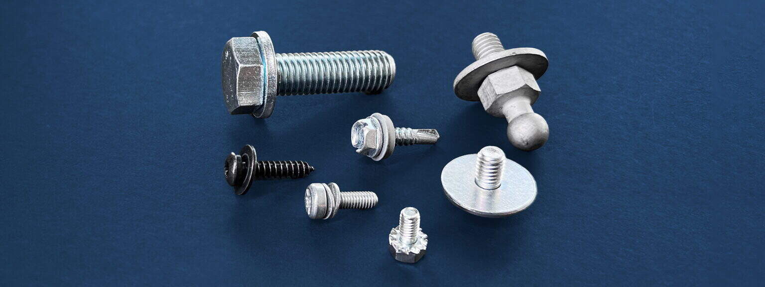 Kombischrauben mit unverlierbarer Scheibe DIN 6900/DIN 6901